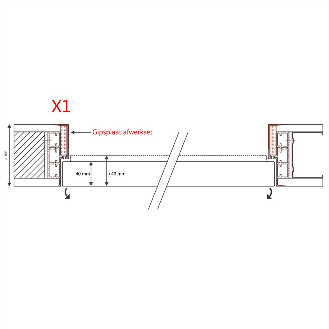 Xinnix X1 deurkozijn